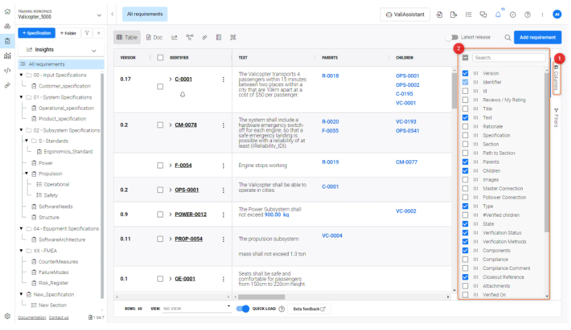 Requirement Fields | Altium 365 Technical Documentation